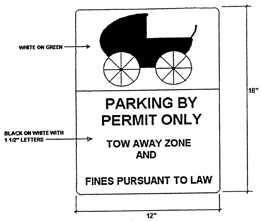 Baby Stroller Parking Ordinance