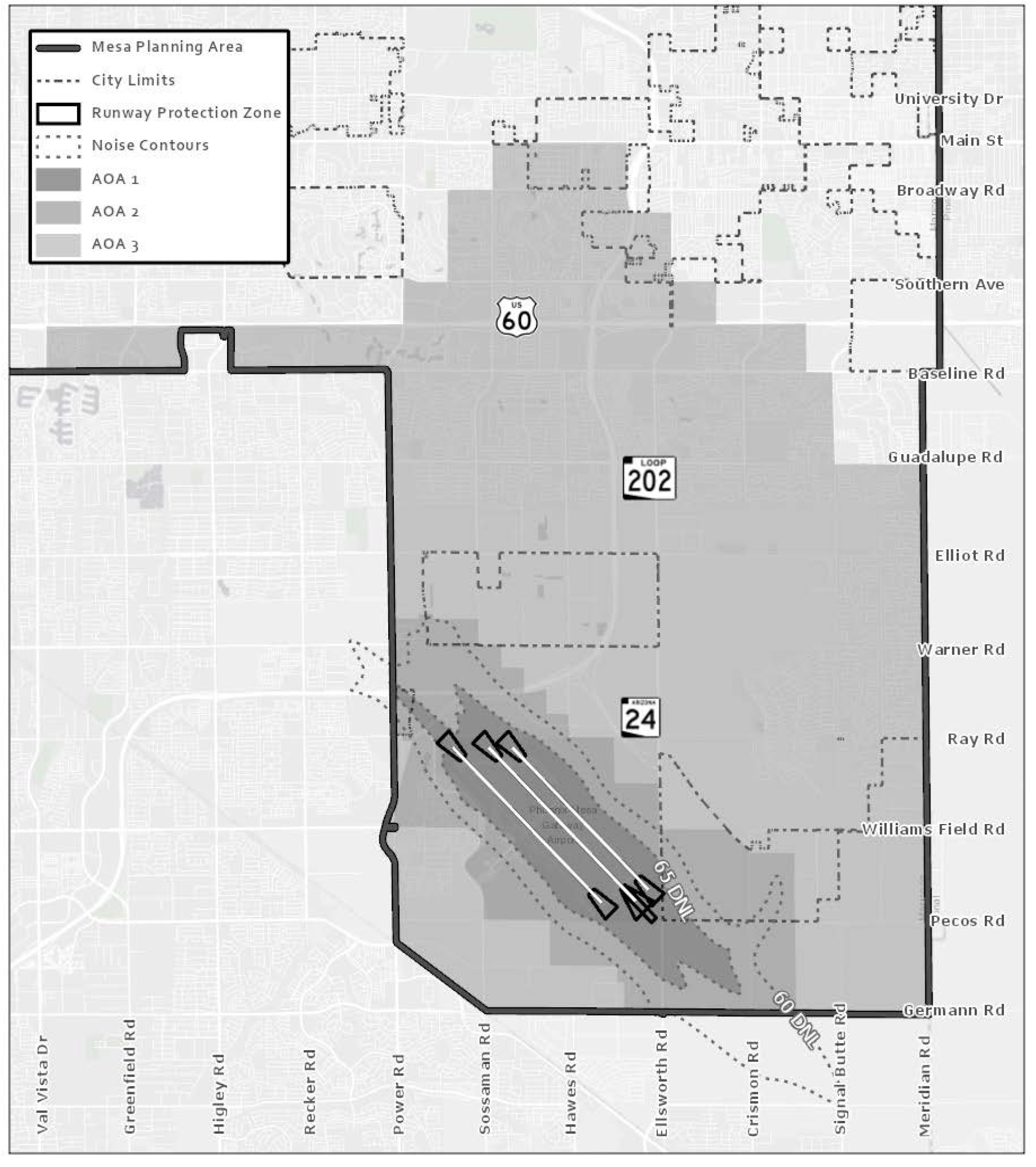 Mapa De Mesa, Arizona